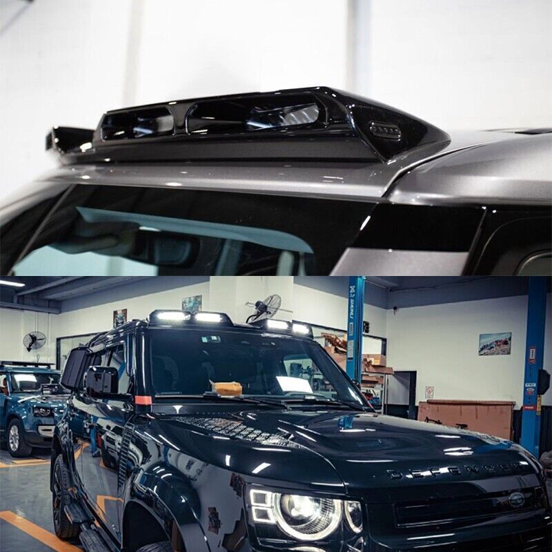 Carbon Roof Light Bar with LED DRL Fits For Defender 90 110 L663 L851 ...