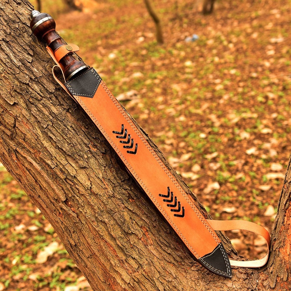 CUSTOM MADE HAND FORGED DAMASCUS STEEL DOUBLE EDGED GLADIATOR GLADIUS ...