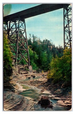 Vintage 1950s - New York Central Railroad Bridge - New York Postcard ...