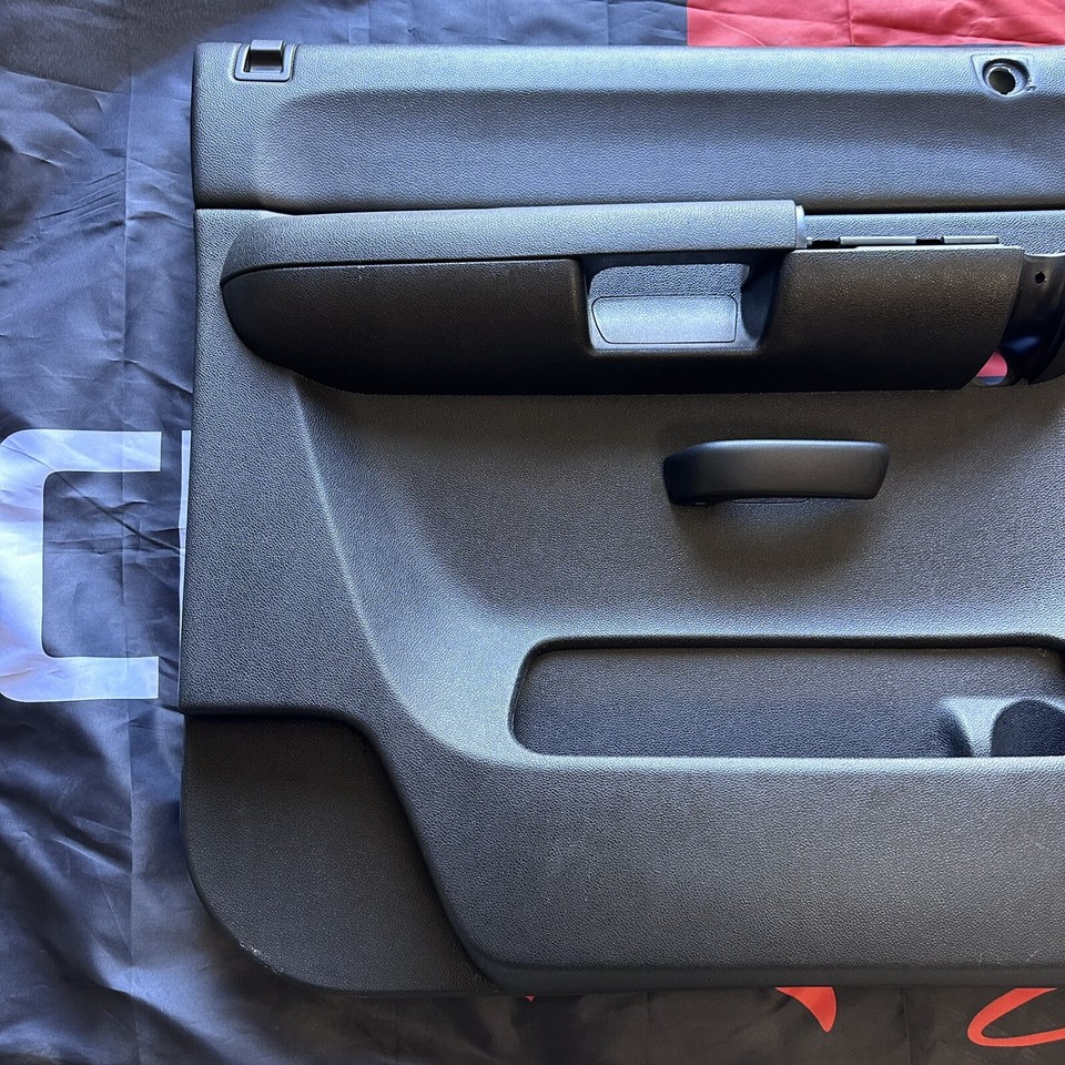07-09 GMC SIERRA 1500 FRONT DRIVER LEFT LH INTERIOR DOOR PANEL BLACK | eBay