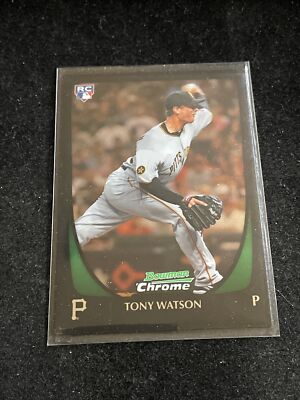 2011 Bowman Chrome Draft Tony Watson RC #92 Pittsburgh Pirates | eBay