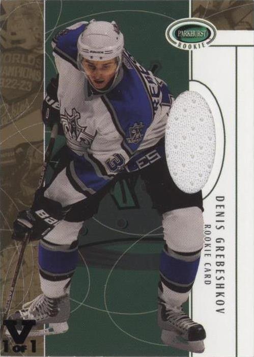 2003-04 In the Game Parkhurst Rookie - Denis Grebeshkov #140 ITG Vault ...