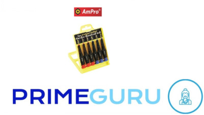 Ampro Precision Flat & Phillips Screwdrivers, Set Of 6 - T32151 | eBay