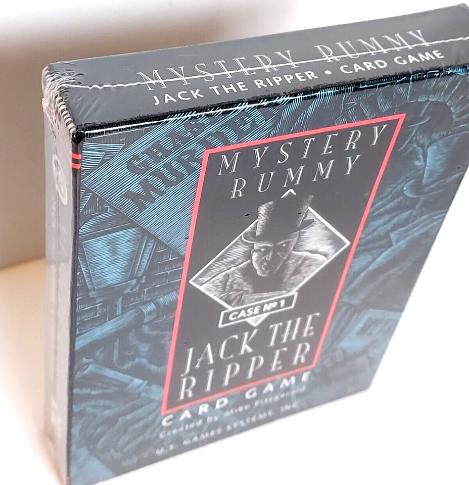 New Sealed U.S. Game Systems Card game Mystery Rummy Case #1 - Jack the ...