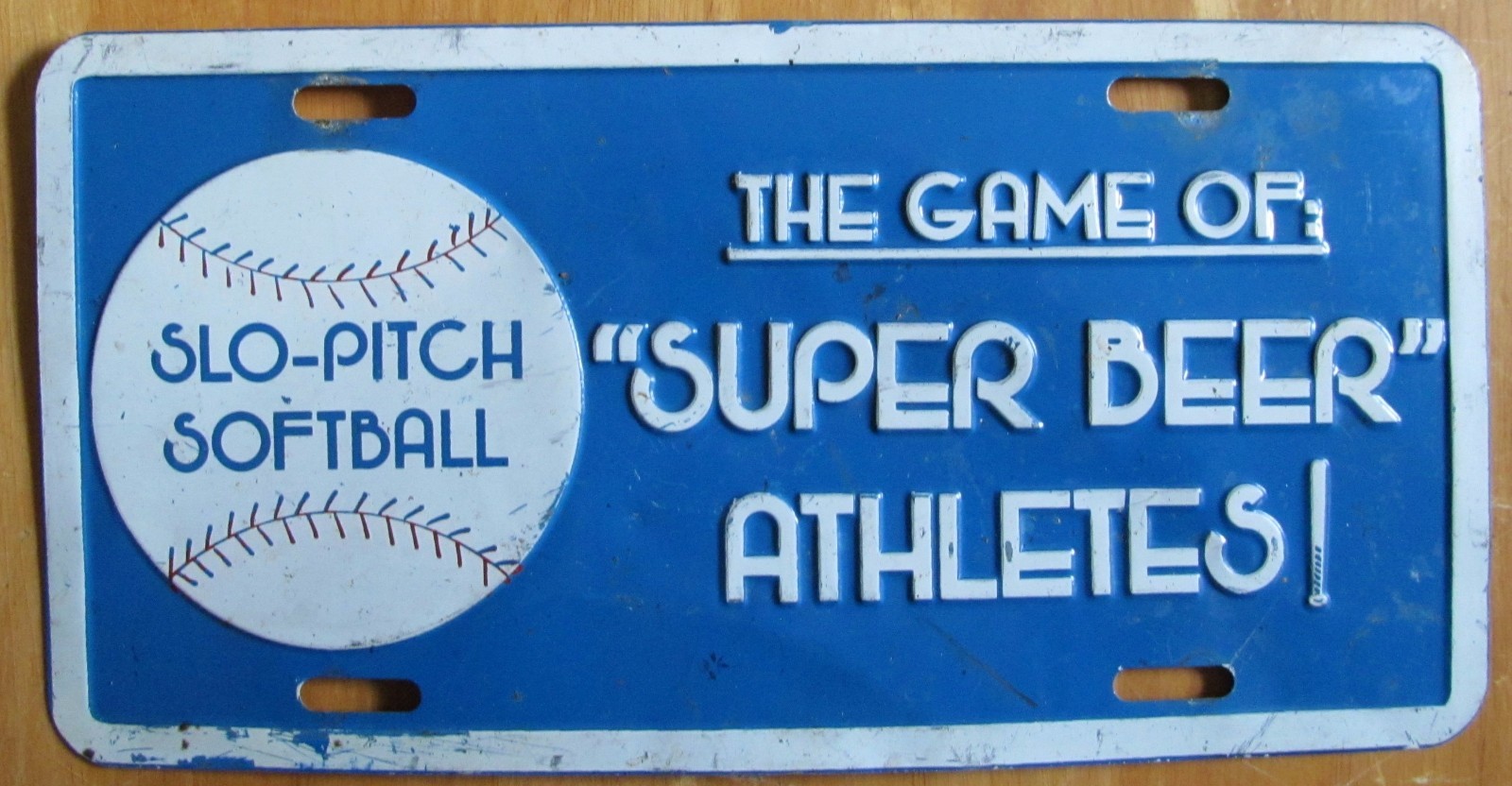 1990's SLO-PITCH SOFTBALL THE GAME OF SUPER BEER ATHLETES BOOSTER ...