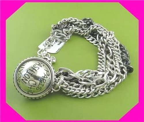 BRIGHTON FASHIONISTA SUPER MODEL Black Multi Chain BRACELET NWtag $62 ...