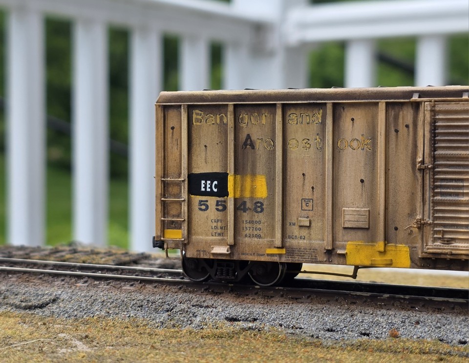 HO Scale ExactRail 50' ex BAR Boxcar "Custom Weathered" | eBay