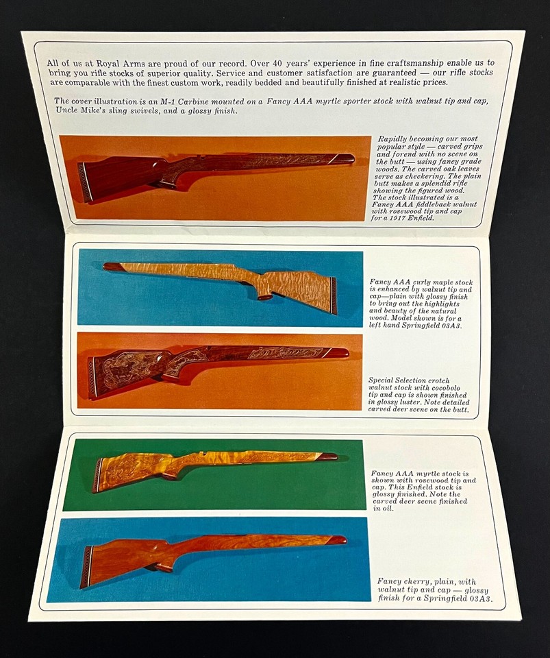 1960s Royal Arms Santee California Vintage Rifle Hunting Gun Catalog ...