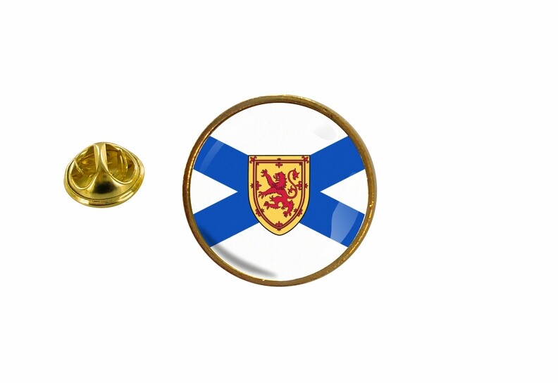 Pins Pin Badge Pin's Flag Canada New Scotland Round Roundel | eBay