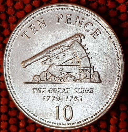 2009 GIBRALTAR 10P The Great Siege 1779-1783 AU COIN | eBay