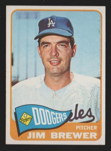 1965 TOPPS JIM BREWER DODGERS BASEBALL CARD #416 | eBay