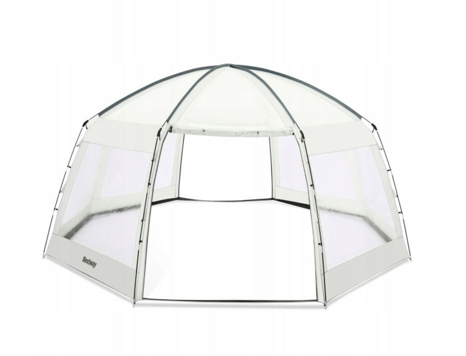 Bestway Dome Poolzelt Pavillon 58612 Rund Pool Dome 600x600cm ...