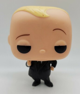 Funko POP! Movies: Boss Baby - BOSS BABY (Suit & Tie) #394 Vinyl Figure ...