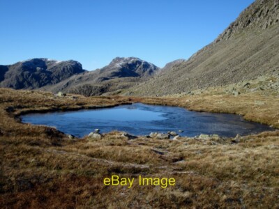 Photo 6x4 The northernmost of the Three Tarns Bow Fell The most norther ...