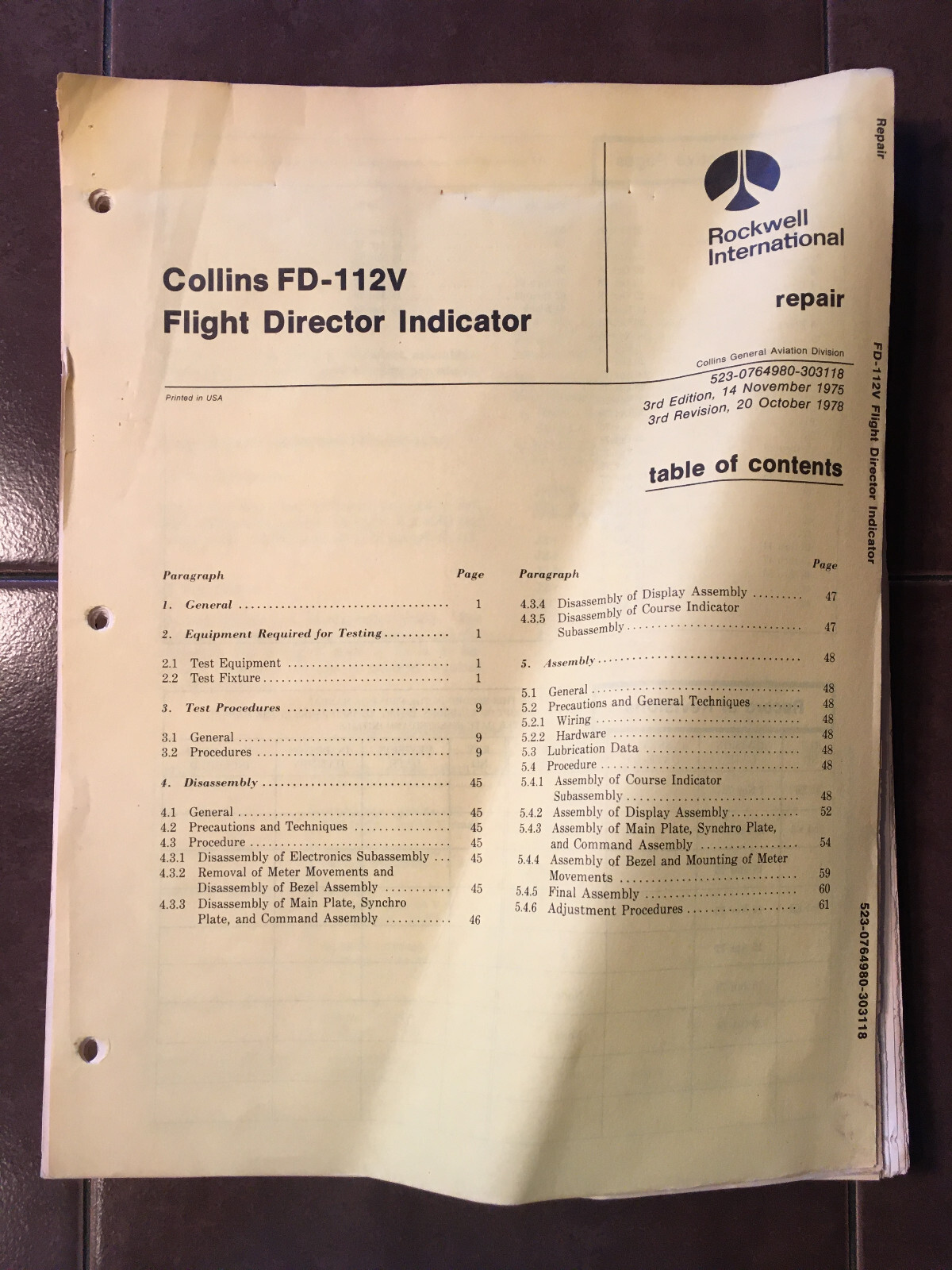 Collins FD112V for sale online | eBay