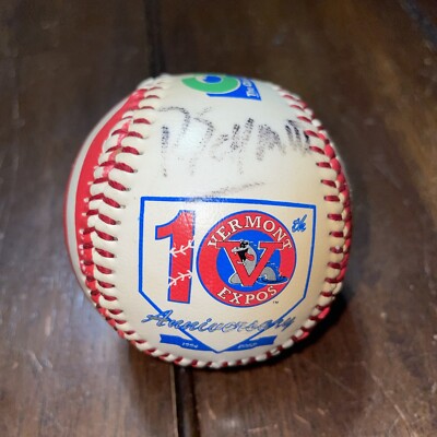Vermont Expos 10th Anniversary National Guard Souvenir Baseball #16 ...