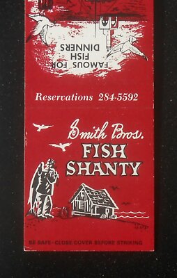 1970s Smith Bros. Fish Shanty Restaurant Fish Dinners Port Washington ...