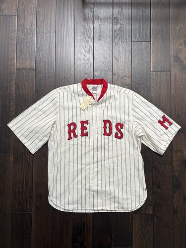 Ebbets Field San Francisco Mission Reds 1937 Home Wool Baseball Jersey ...