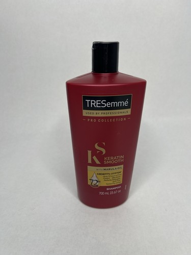 TRESemmé Pro Keratin Smooth 72 Hr Smooth Shampoo 700ml 23.67 oz Red ...