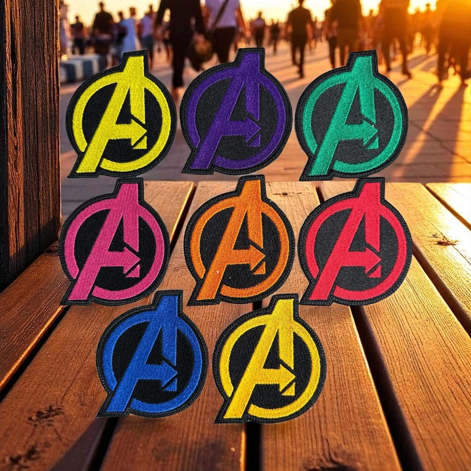 Avenger Logo Embroidery Patch Multi Colors 3.02" X 3.38" | eBay