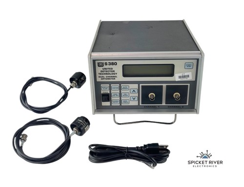 UDT Instruments S 380 Dual Channel Optometer w/ Sensors & Calibration ...