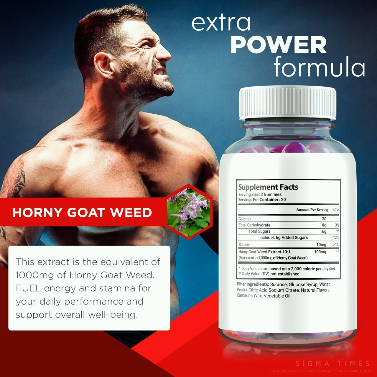 Vital Grow XL Extreme Stamina & Energy Gummies, Vital GrowXL for Men ...