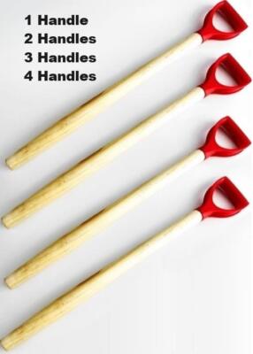 Replacement Spade Handle Wood Wooden Shaft Garden Fork Spare Tapered ...