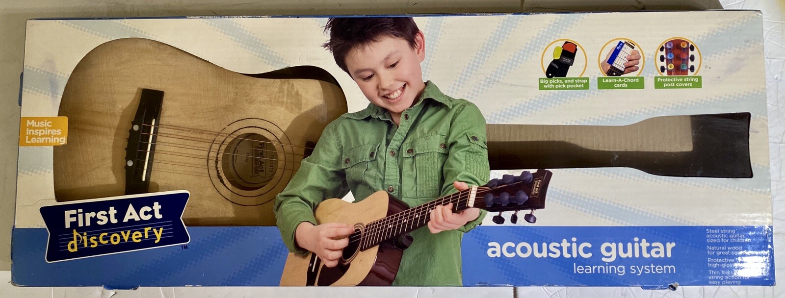 First Act Discovery Kids Acoustic Guitar W/Box | eBay