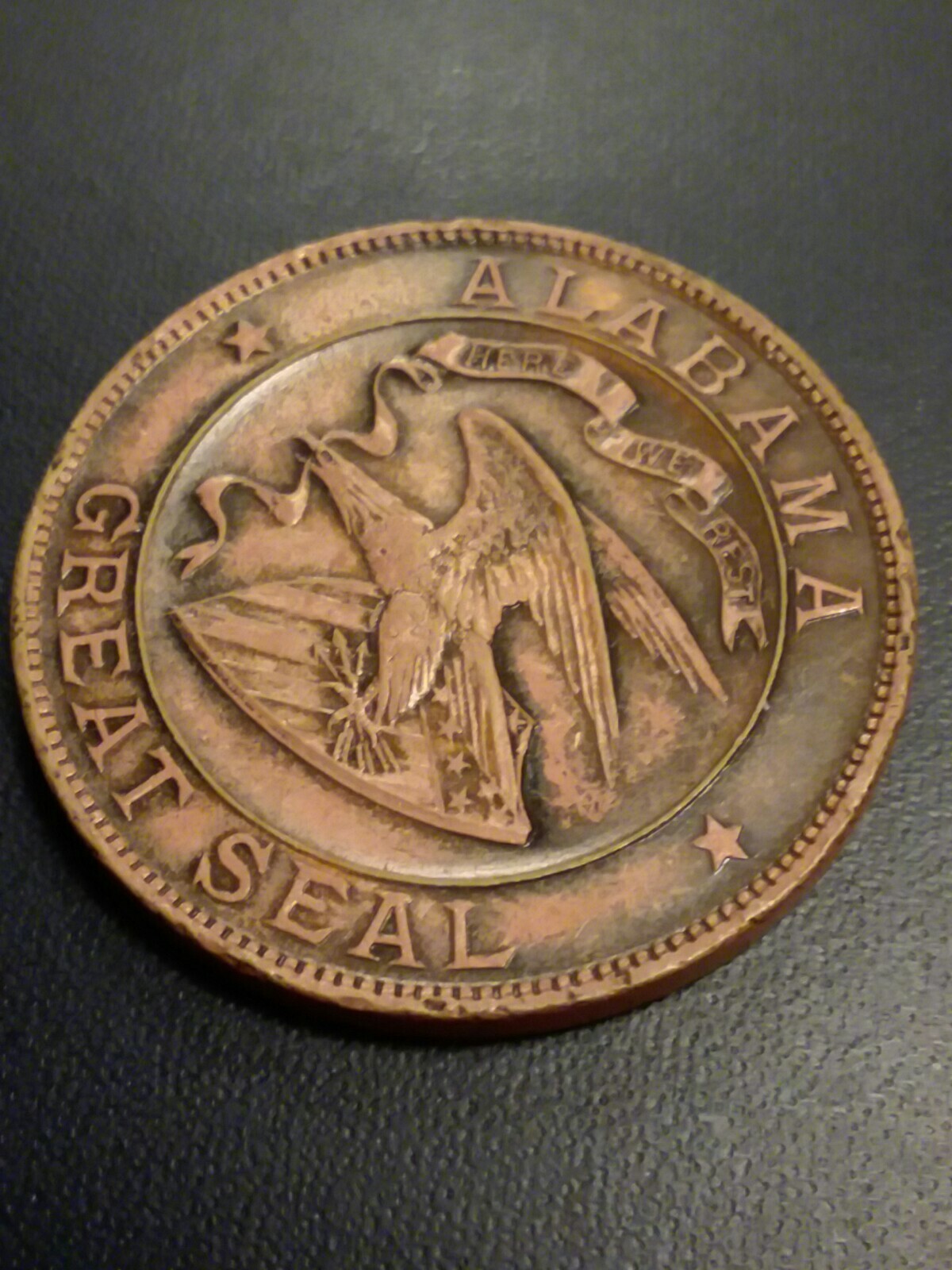 1915 San Francisco Panama Pacific Expo Alabama State Seal Coin ...