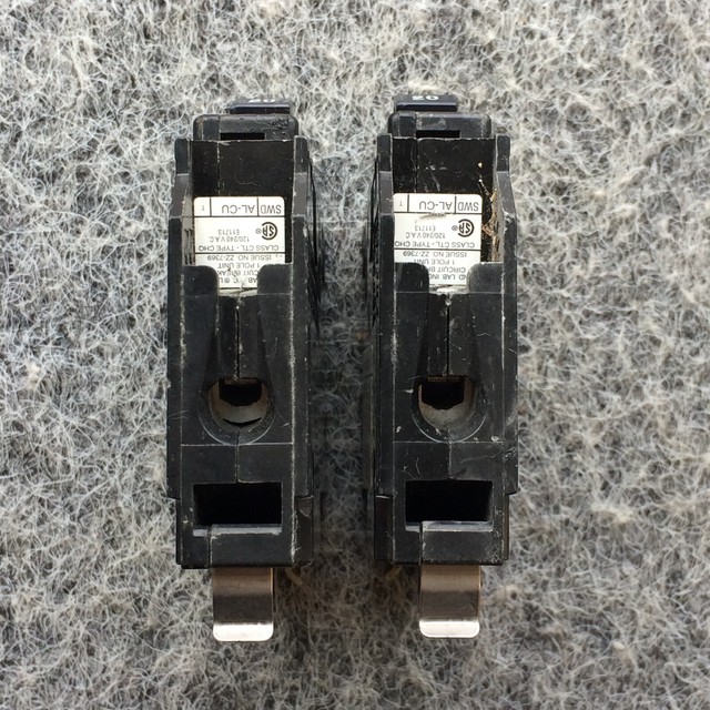 CHQ120 Und. Lab Circuit Breakers 20 Amp 1 Pole 1 Year for sale online ...