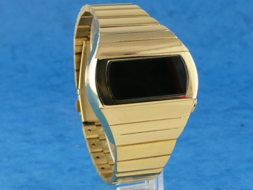 GOLD KOJAK TELLY SAVALAS 70s Old Vintage Style LED DIGITAL Rare Retro ...