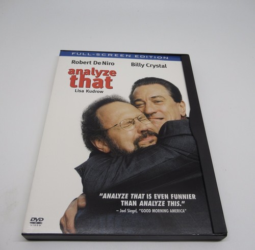 Analyze That Robert De Niro & Billy Chrystal Warner Bros. 2002 R DVD | eBay