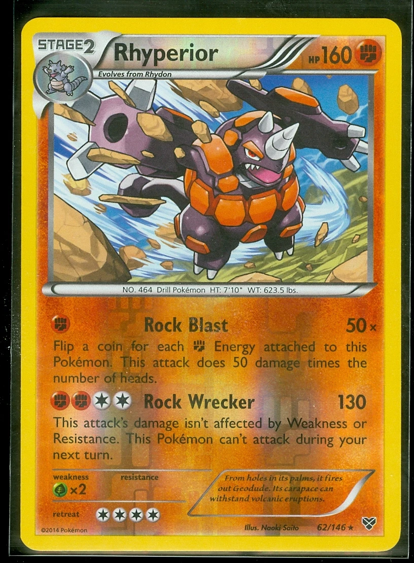 Rhyperior Pokemon Card