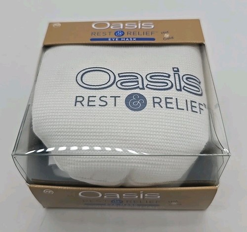 OASIS Eye Mask Rest & Relief Hot & Cold Therapy For Dry Eyes, Sinus ...