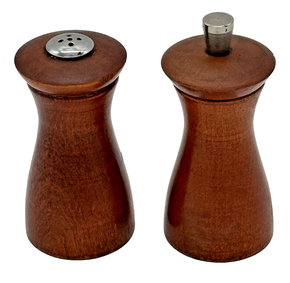 Vintage Verity Southall England Wooden Salt Pepper Mills Mid Century ...