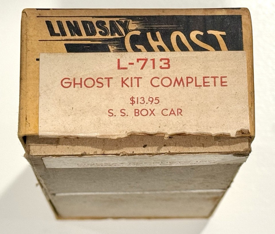 Original Lindsay Ghost Kit Complete L-713 S.S. Box Car Vintage 1950s ...