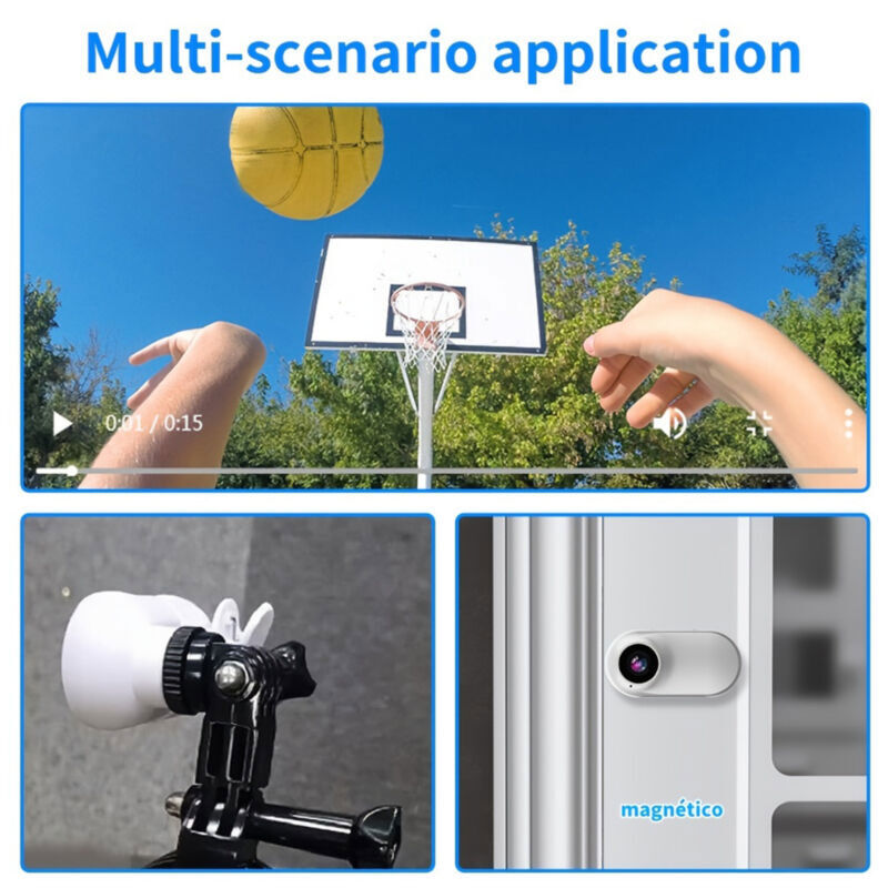 Wireless Pet Dog Cat Collar Camera 1080P Monitors Video Records Mini ...