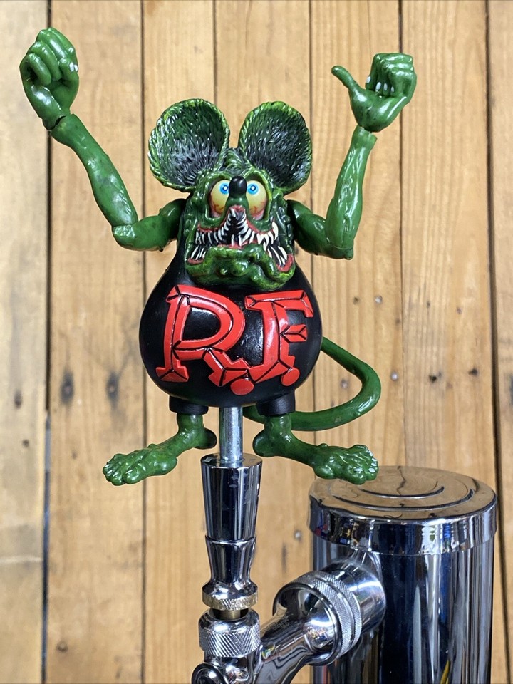 Rat Fink Beer Tap Handle Hot Rod Biker Car Kustom Kulture Grunge Punk ...