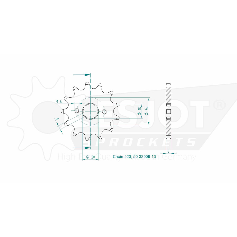 Sprocket Rear 520-38T Steel for KAWASAKI EN 650 Vulcan S Cafe ABS 2019 ...