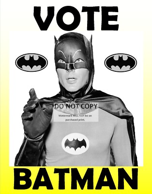 11X14 PHOTO - ADAM WEST IN A "VOTE BATMAN" ELECTION POSTER (SP591) | eBay