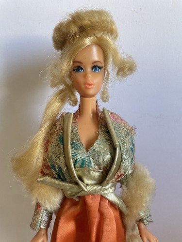 Beautiful growin’ Pretty Hair Barbie In Rare, HTF MOD Party Dress #7843 ...