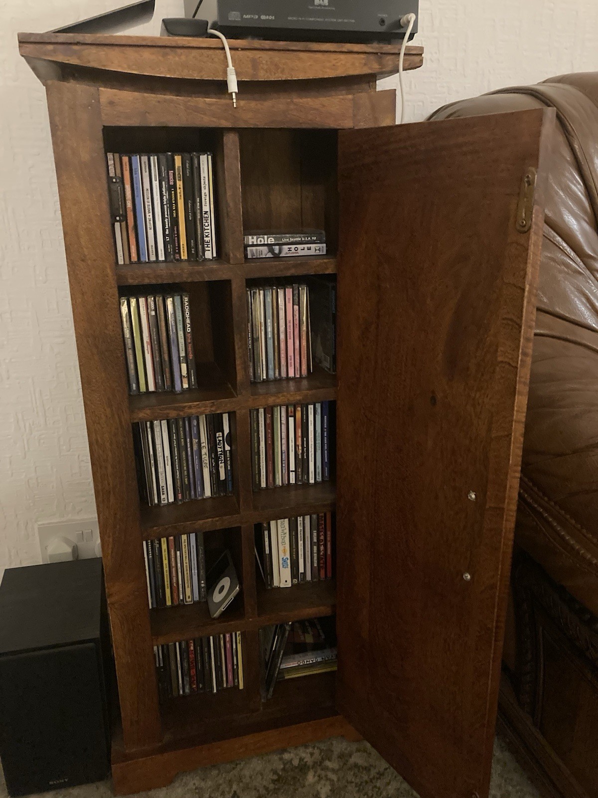 Oak Furniture Land CD Storage Unit Solid Wood Excellent Condition | eBay UK