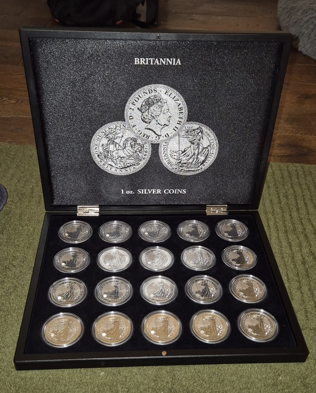 20x 2026 1oz Silver Britannia Coins With Capsules And Display Box | eBay UK