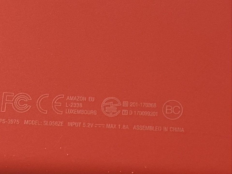 Amazon Fire HD 10 7th Gen with Alexa 10.1” Screen Tablet RED Full HD ...