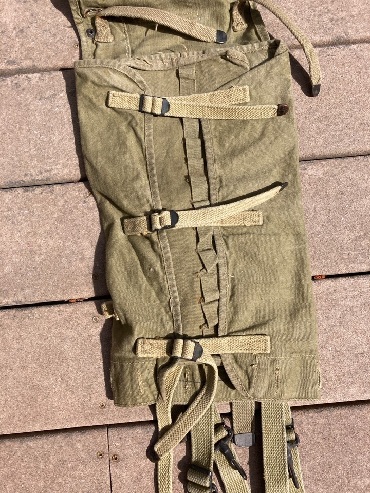 WW2 US Army Military Field Gear Equipment M1928 Pack Backpack Nice 1941 ...