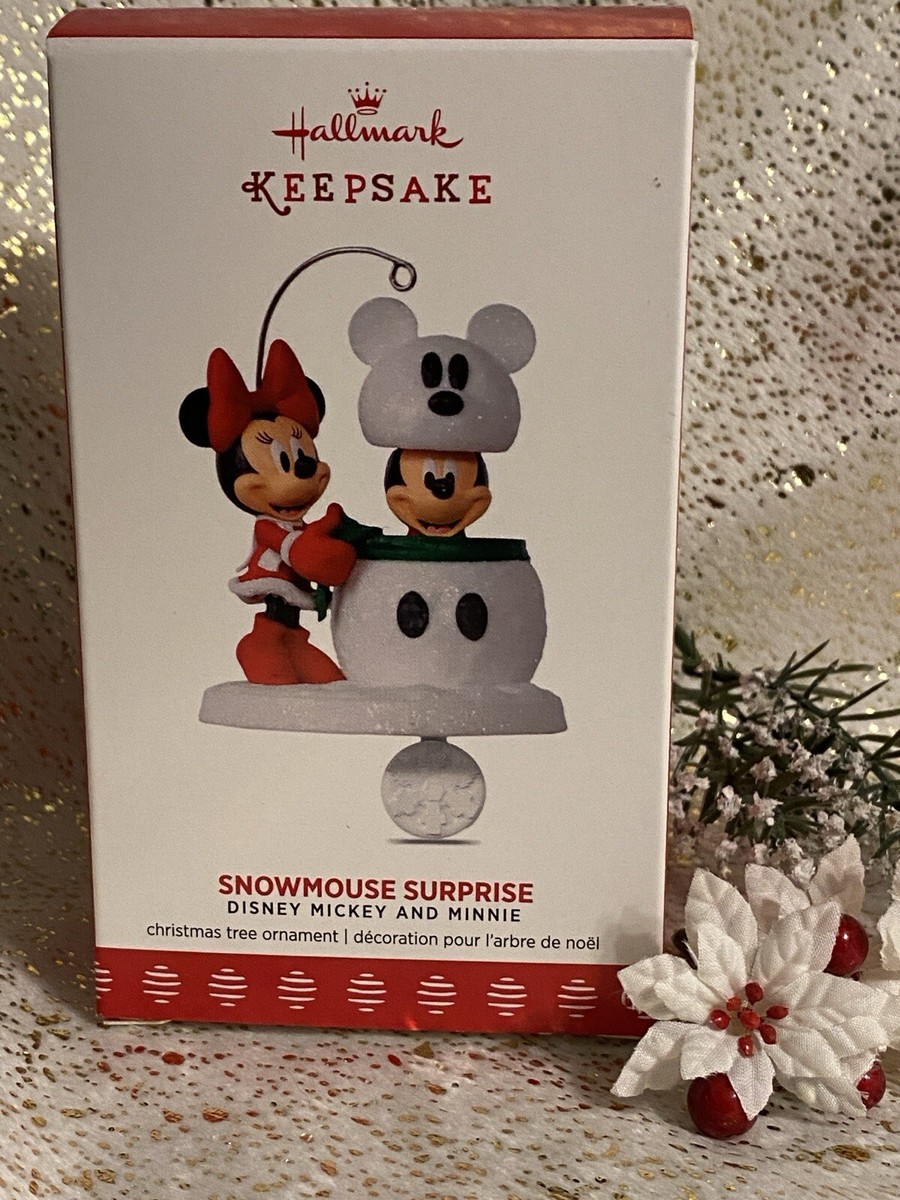 Hallmark 2017 Christmas Mice Marshmallow Child On Sled Ornament Item