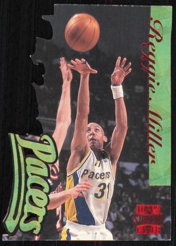 1996 TOPPS STADIUM CLUB REGGIE MILLER F14 MINT FUSION DIE CUT INDIANA ...
