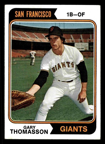 1974 Topps Gary Thomasson #18 - San Francisco Giants | eBay