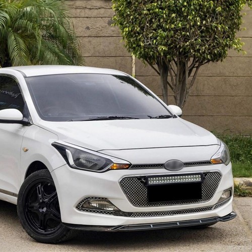 Carbon Style Front Bumper Spoiler Lip Kit For Hyundai I20 MK2 Pre ...