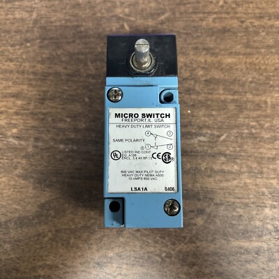 Honeywell Micro Switch Heavy Duty Limit Switch 600VAC 10A | LSA1A | | eBay